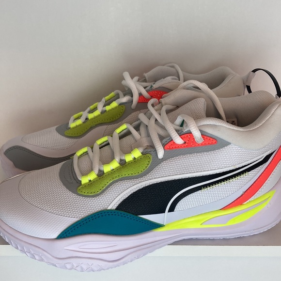 Puma | Shoes | Puma Mens Playmaker Pro Basketball Sneakers White Size ...
